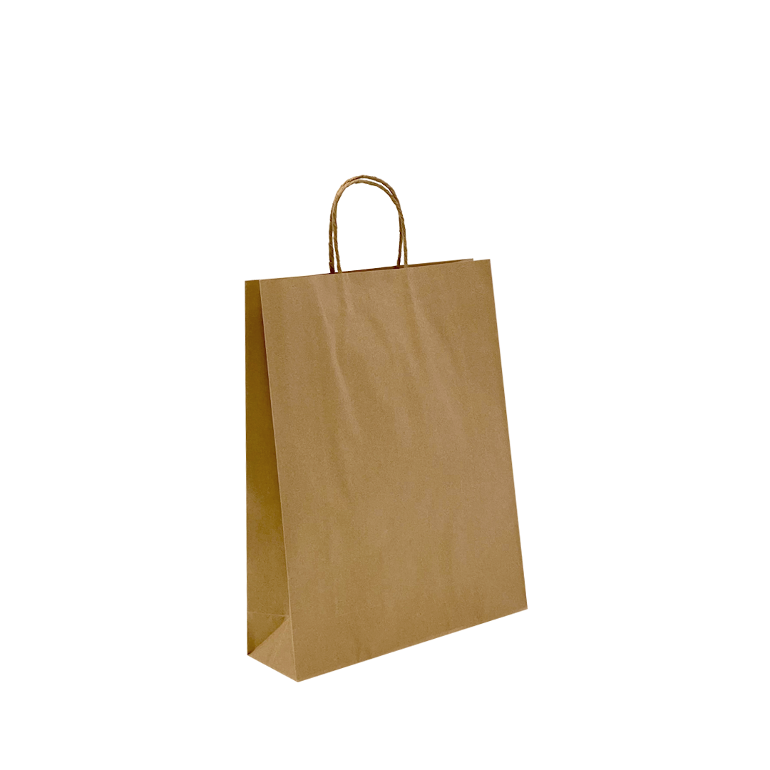Higher Narrow Medium - Brown Kraft Bags pack of 250 - Go Green Paper Bags