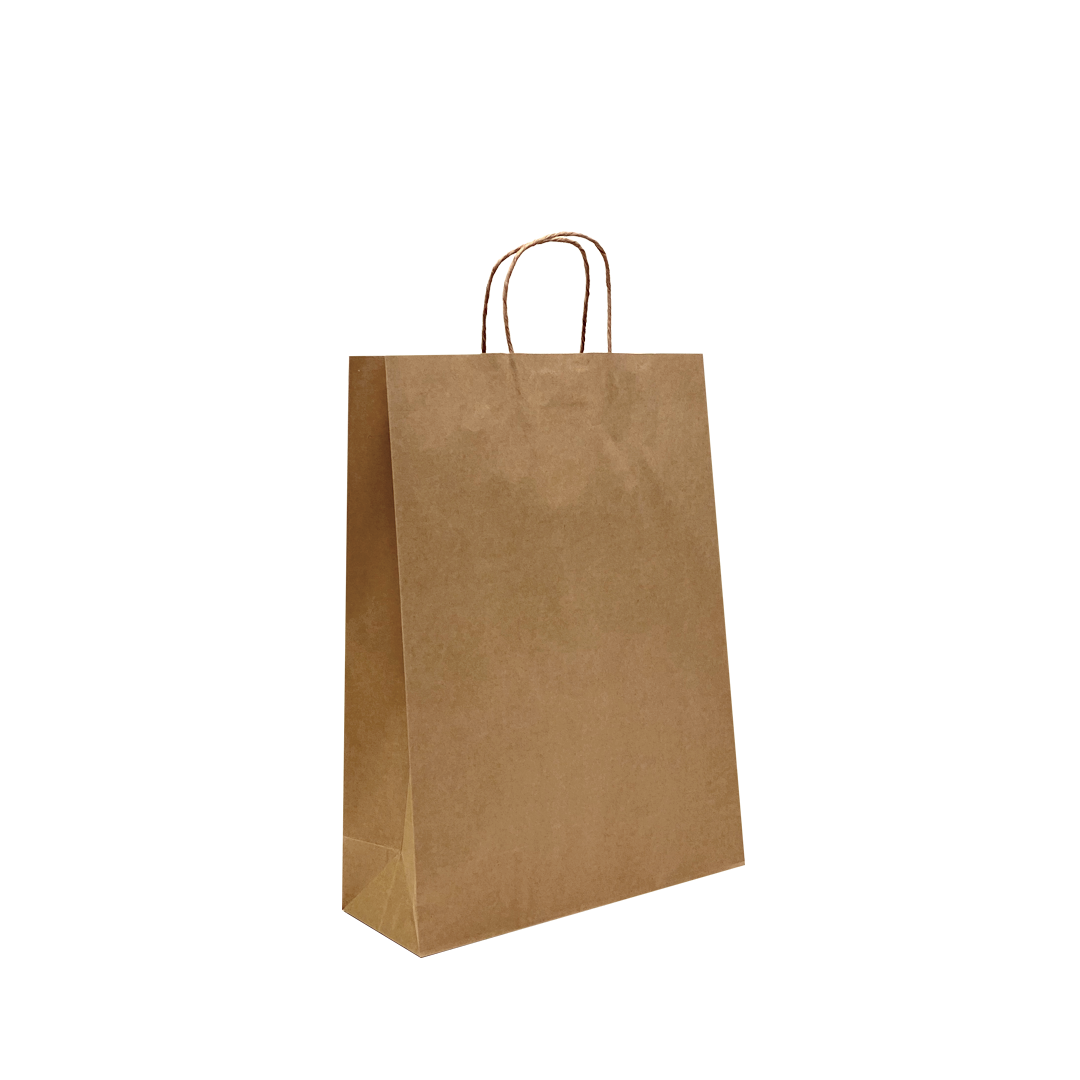 Extra Large Brown - Kraft Paper Bags Pack of 250 - Go Green Paper Bags